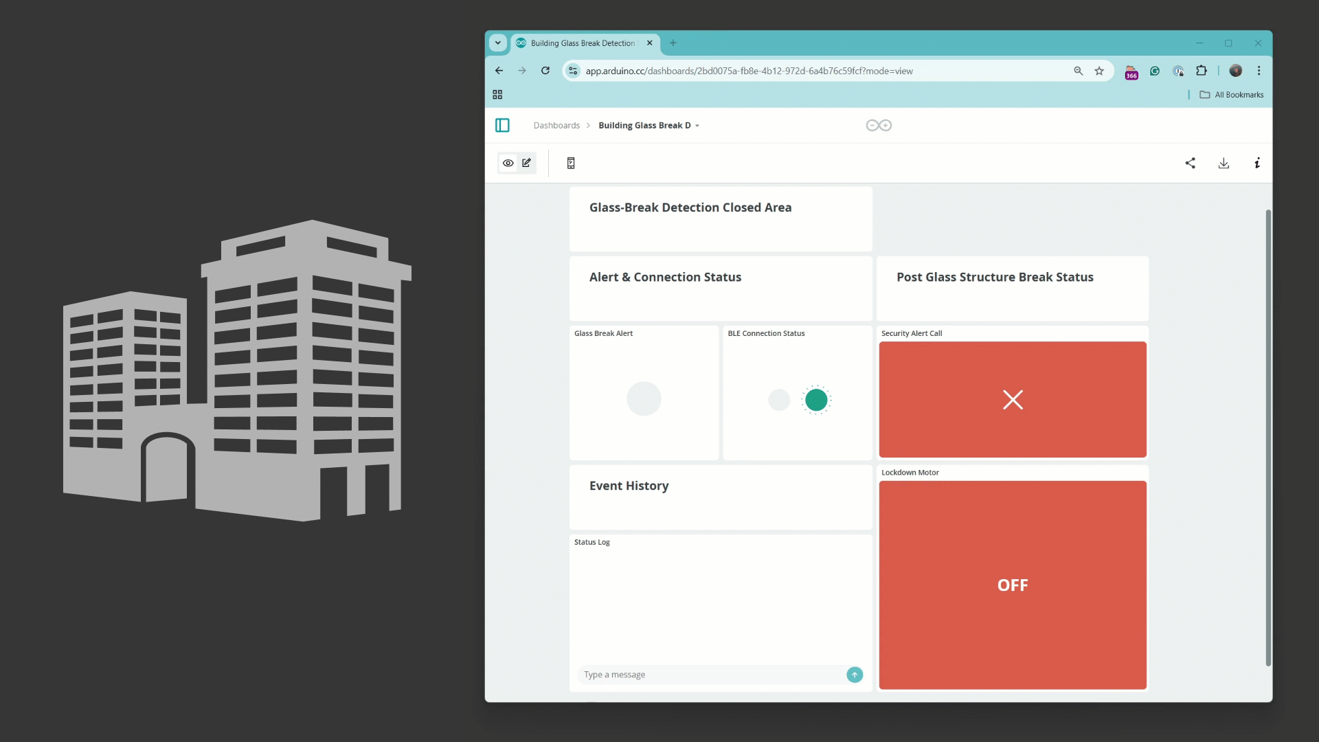Nicla Voice & Edge Impulse with Arduino Cloud for glass break detection