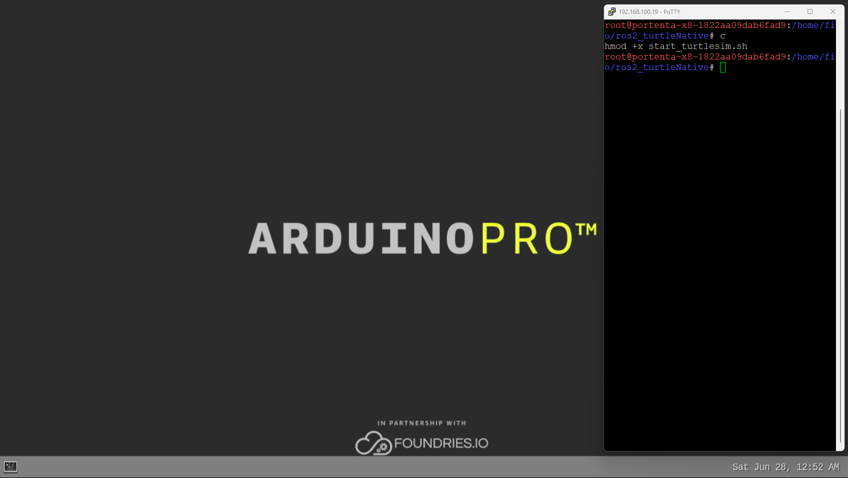 Turtlesim in Dockerized Format