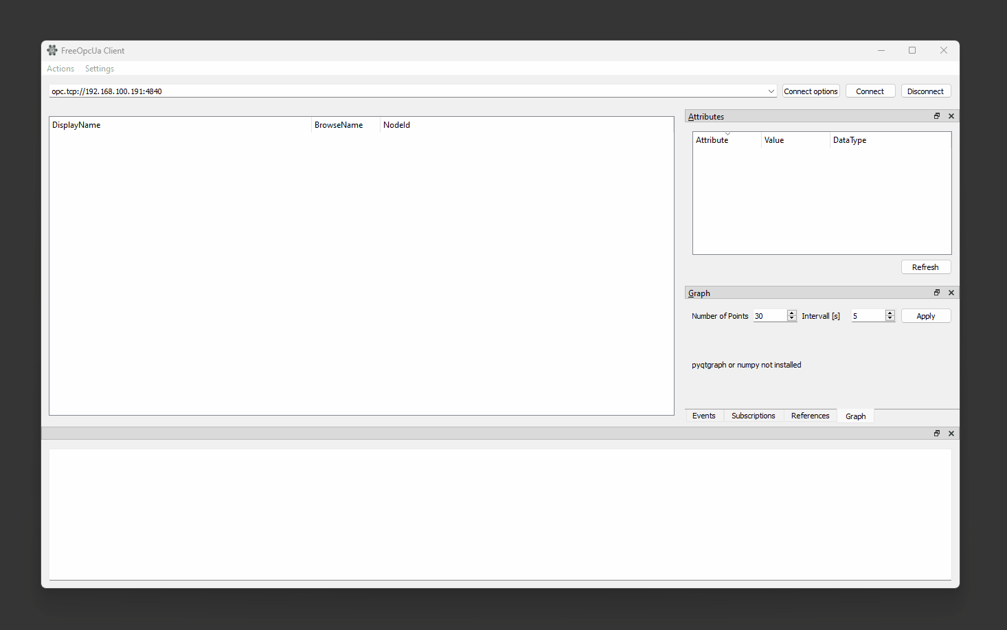 Opc Ua Gui Client With Opta 