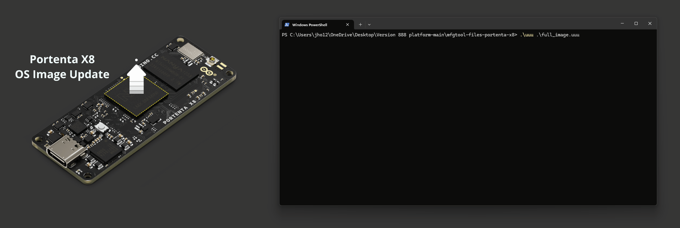 Portenta X8 OS Image Update