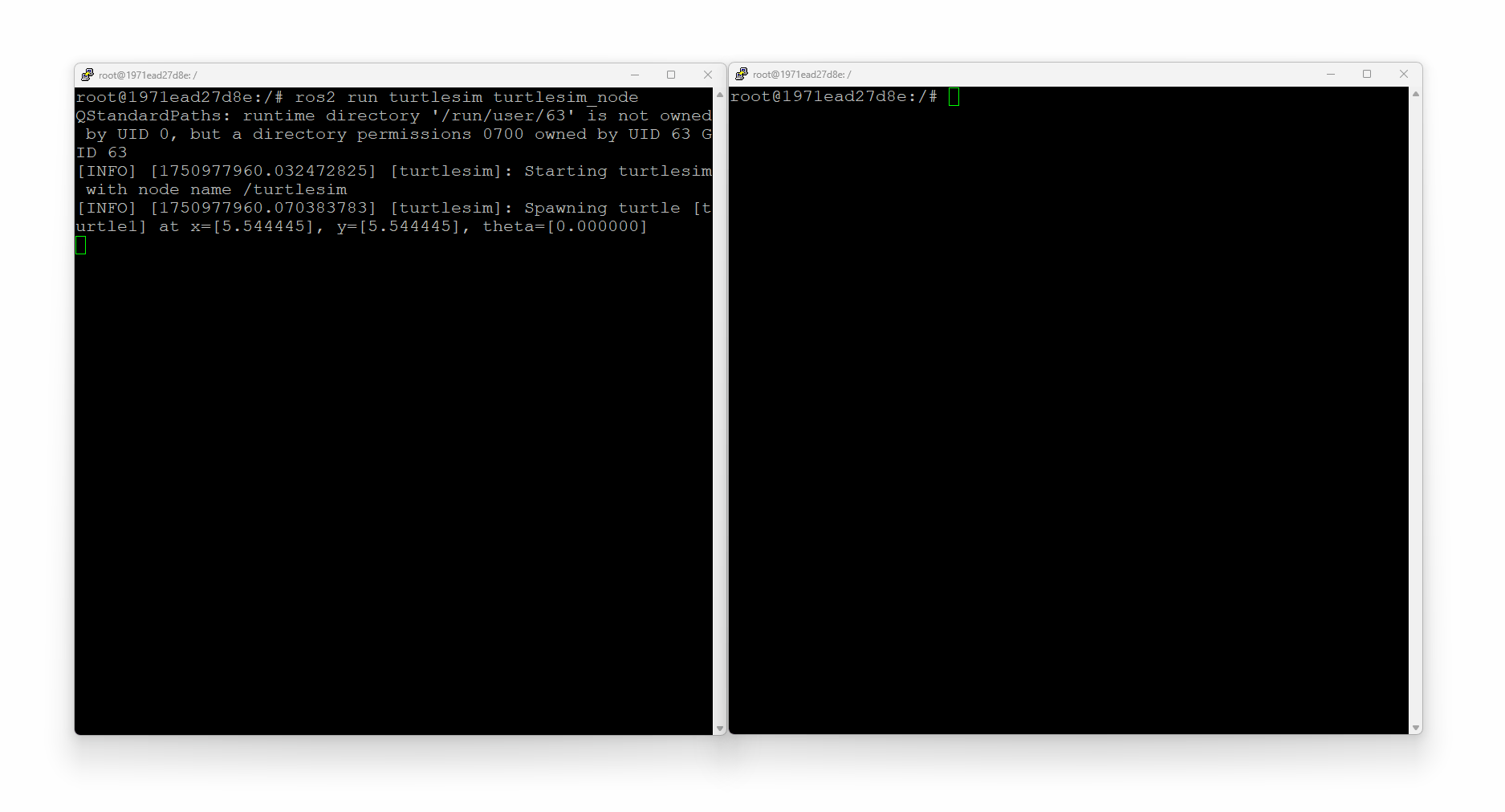 Turtlesim with Continuous Circular Movement