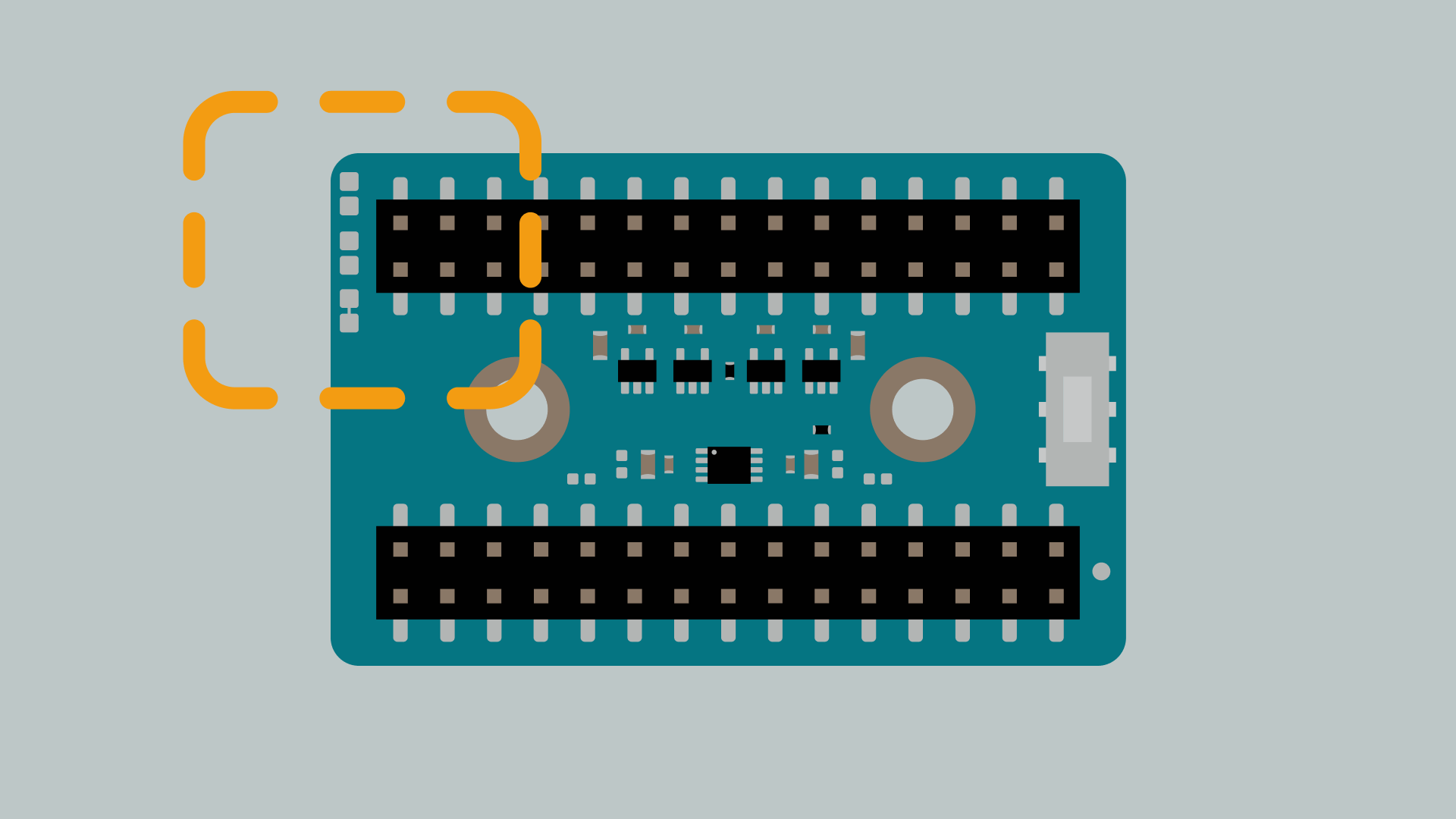 CS Pin Selector Jumpers