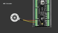 wiring of an abz encoder connected to channel 0