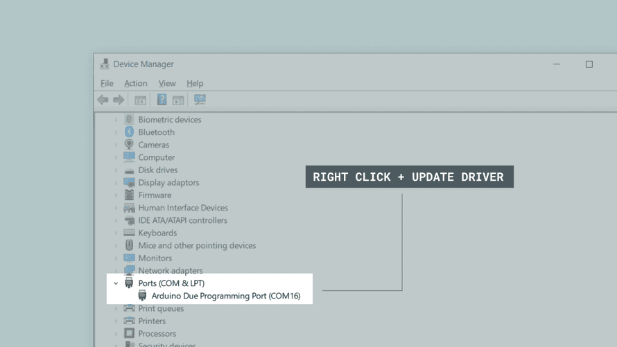 Installing The Sam Core For The Arduino Due Arduino Documentation