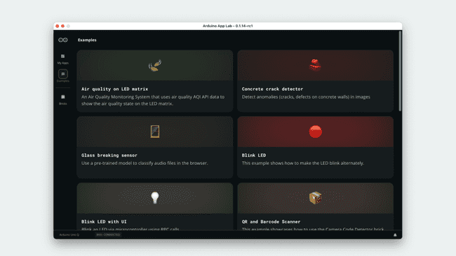Arduino App Lab - Apps