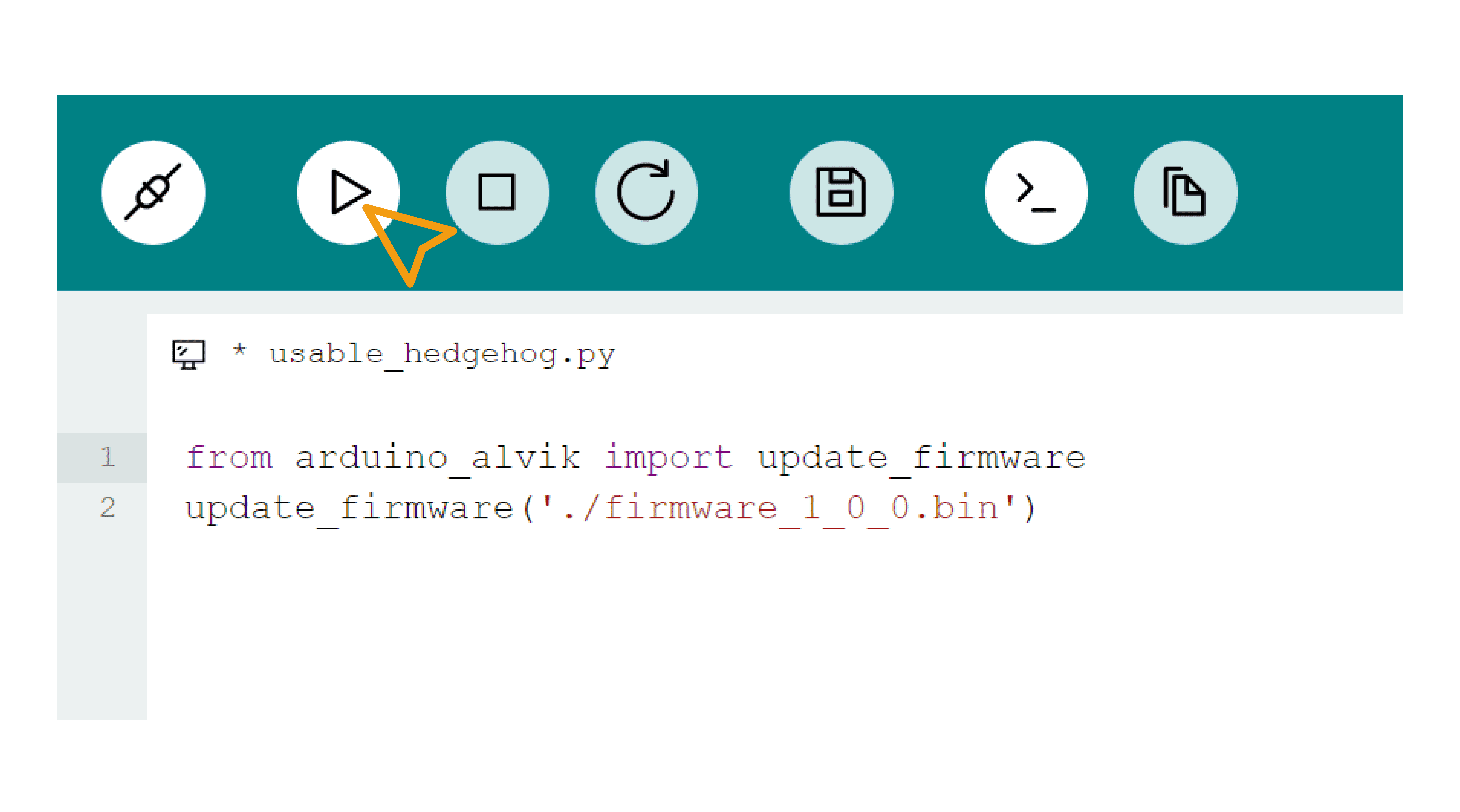 Setting the FW path on the Labs for micropython