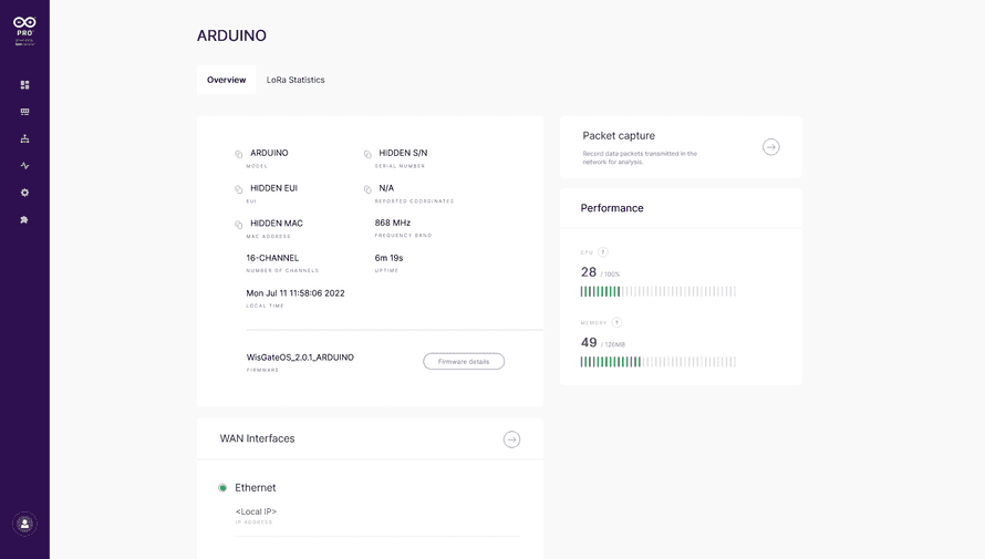 Getting Started with WisGate Edge Gateway Devices | Arduino Documentation