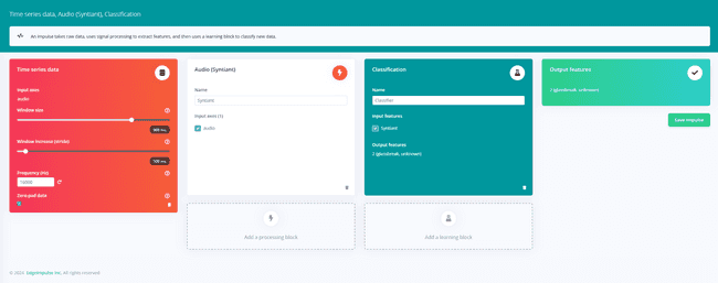 Signal Processing Configuration