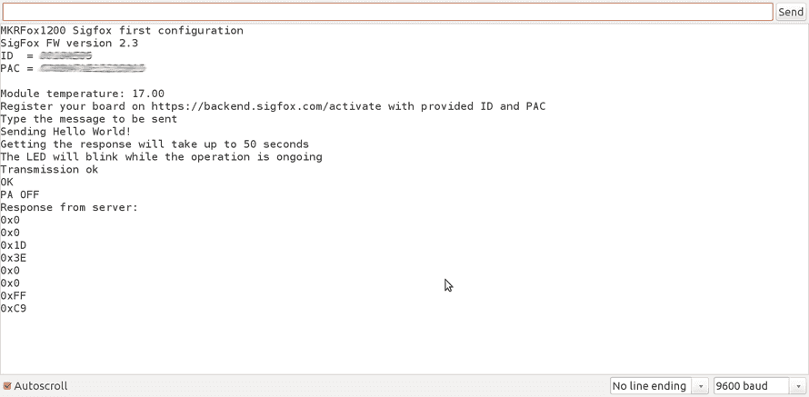 First Configuration with MKR FOX 1200 | Arduino Documentation