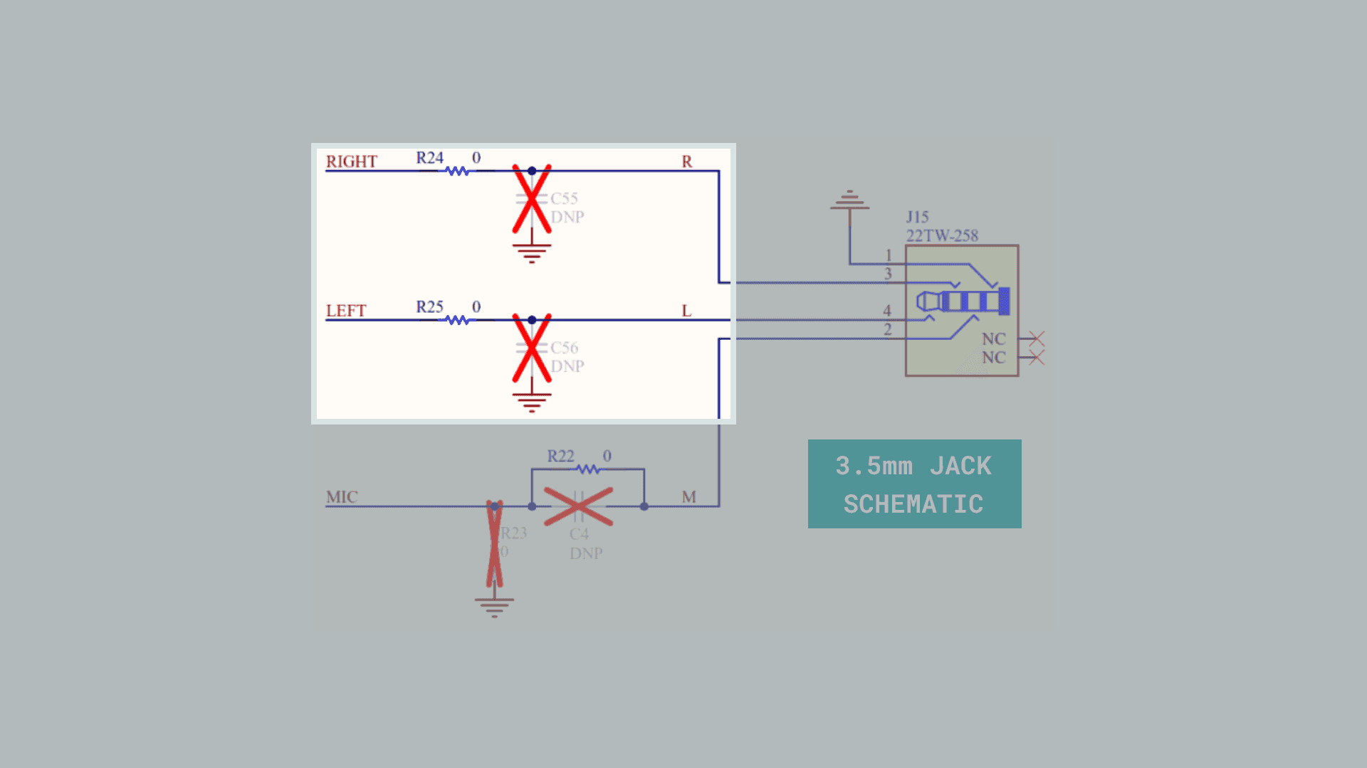 GIGA R1 3.5mm input jack schematic