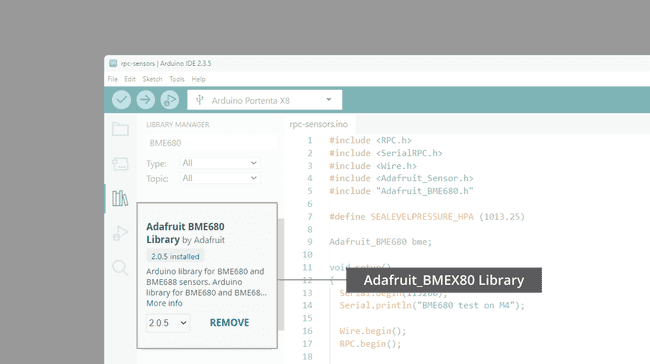 Adafruit BMEX80 Library