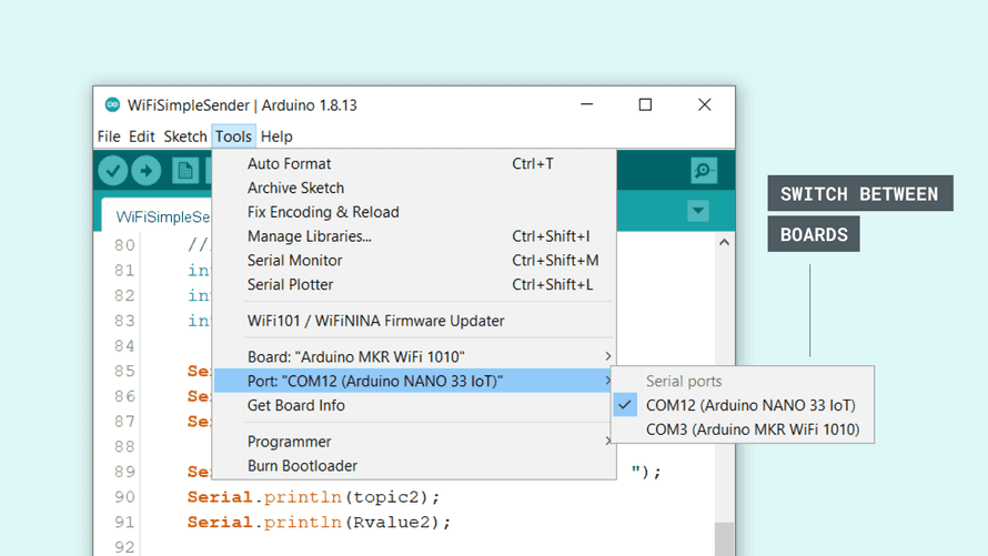 Sending Data Over Mqtt Arduino Documentation