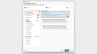 Example project selection