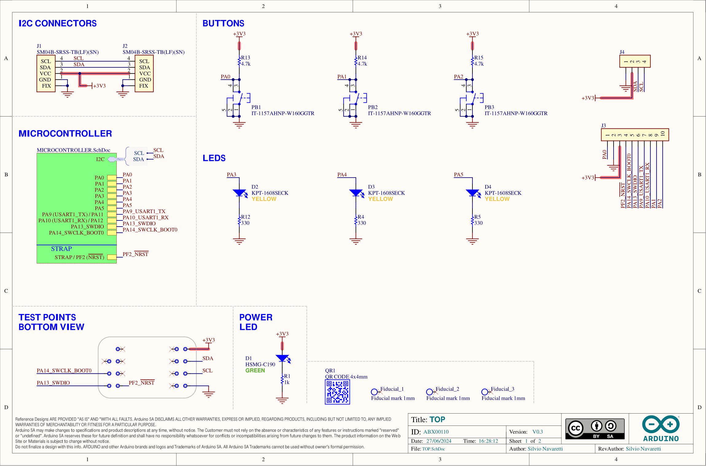 Full Schematic Modulino Buttons