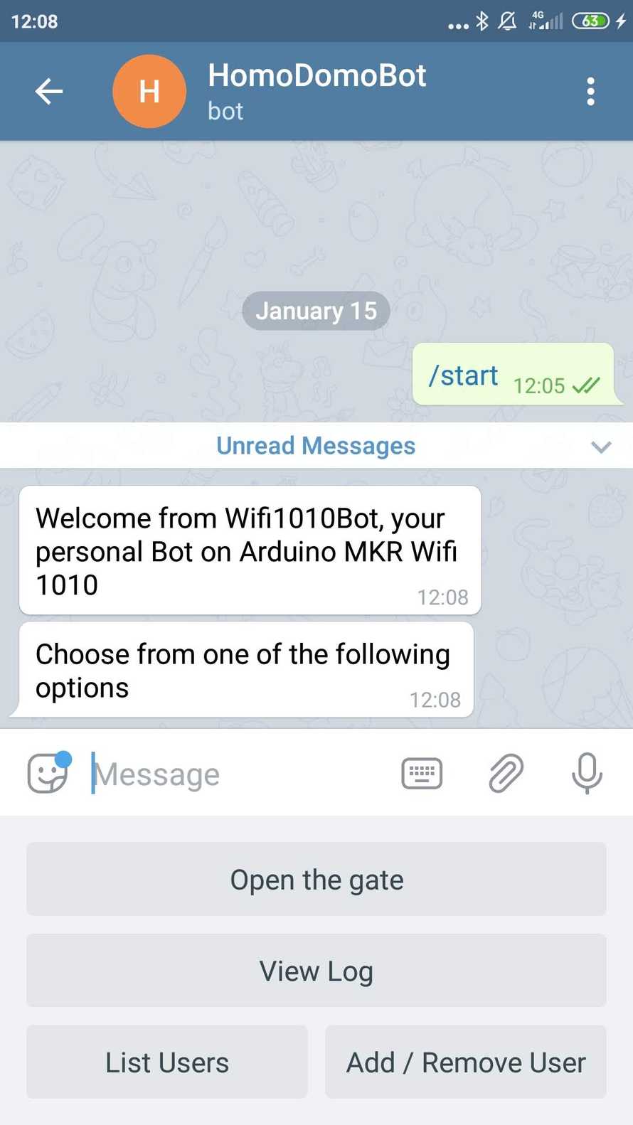 CancellinoBot with Telegram | Arduino Documentation | Arduino Documentation