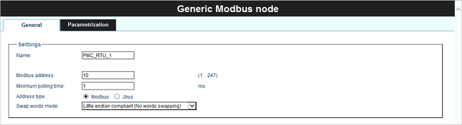Arduino PLC IDE - General Modbus Node Configuration
