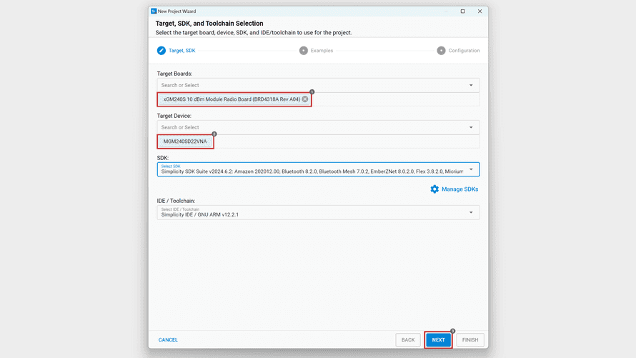 Project configuration