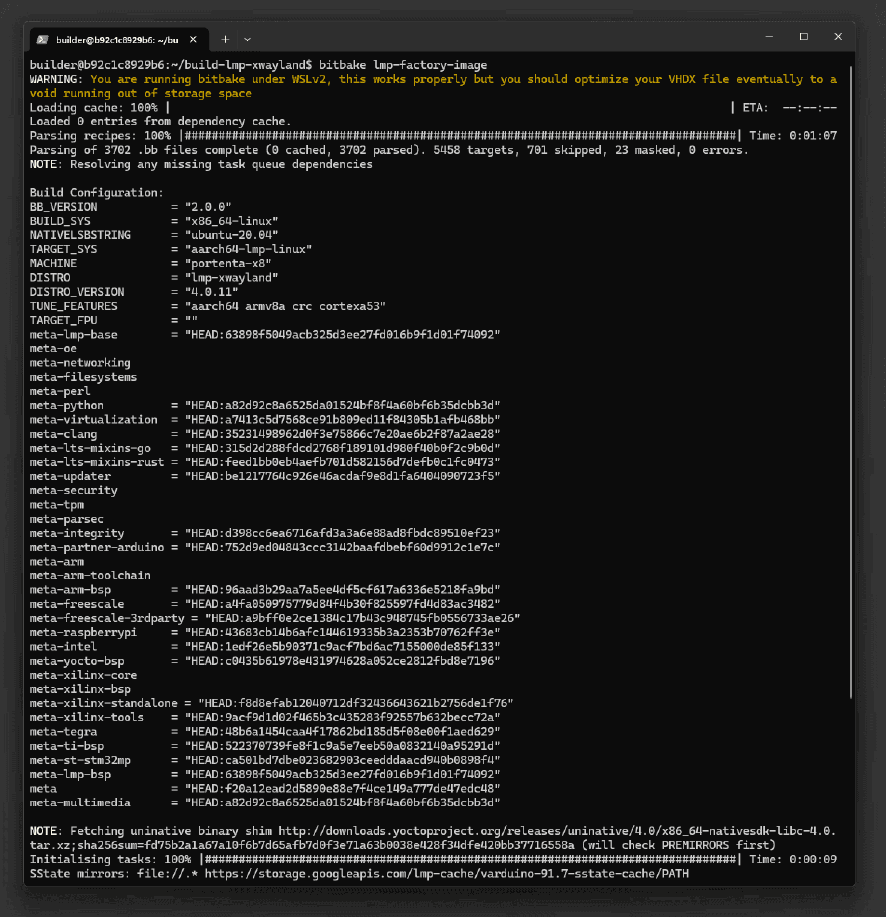 Compile Portenta X8 image