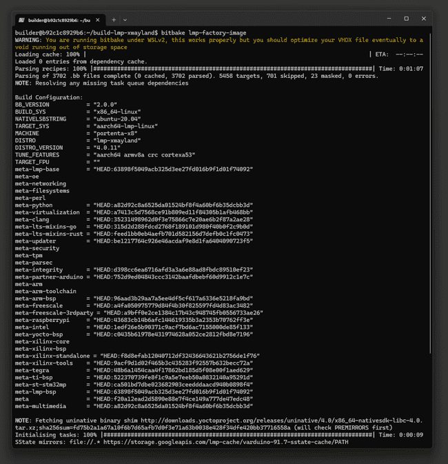 Compile Portenta X8 image