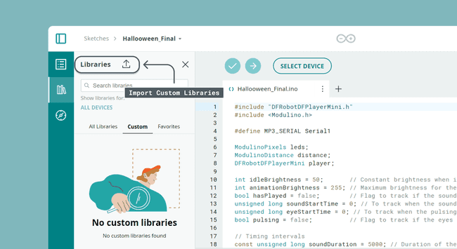 Upload Custom Library