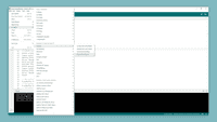 Opening the example sketch in the Arduino IDE