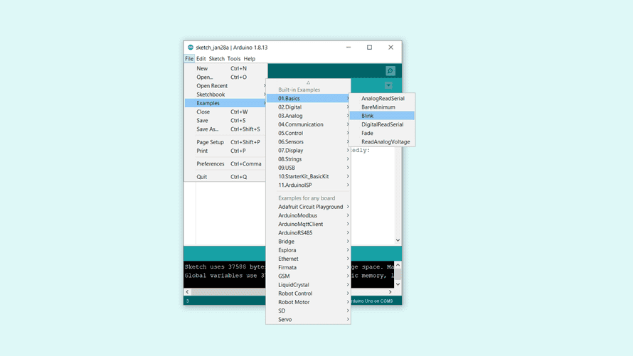 Installing The Sam Core For The Arduino Due Arduino Documentation