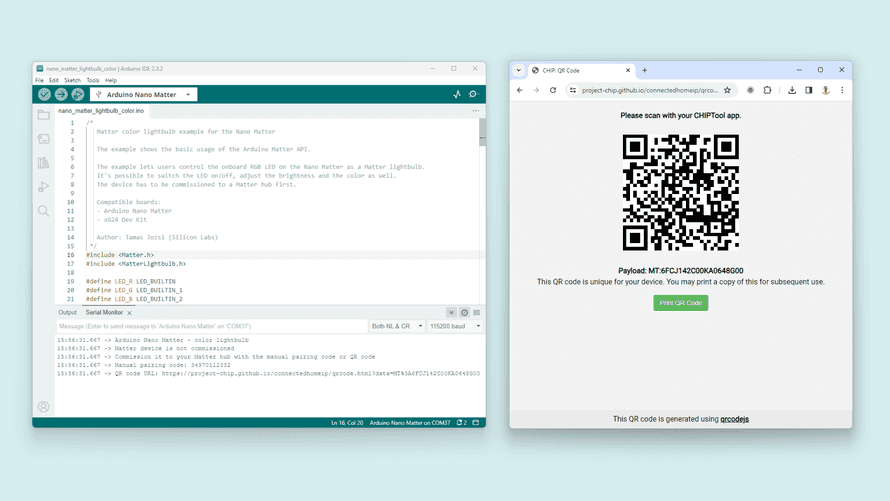 Commissioning credentials