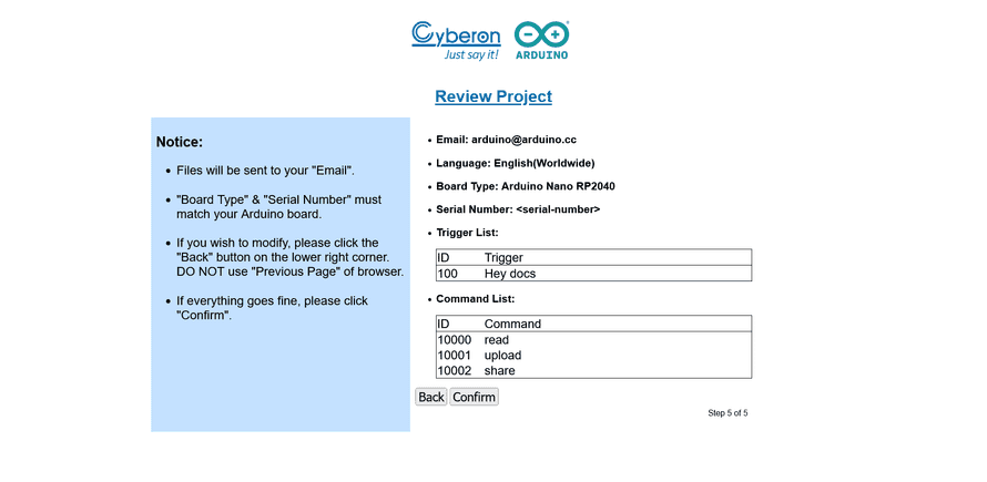 Voice Commands With The Arduino Speech Recognition Engine Arduino Documentation