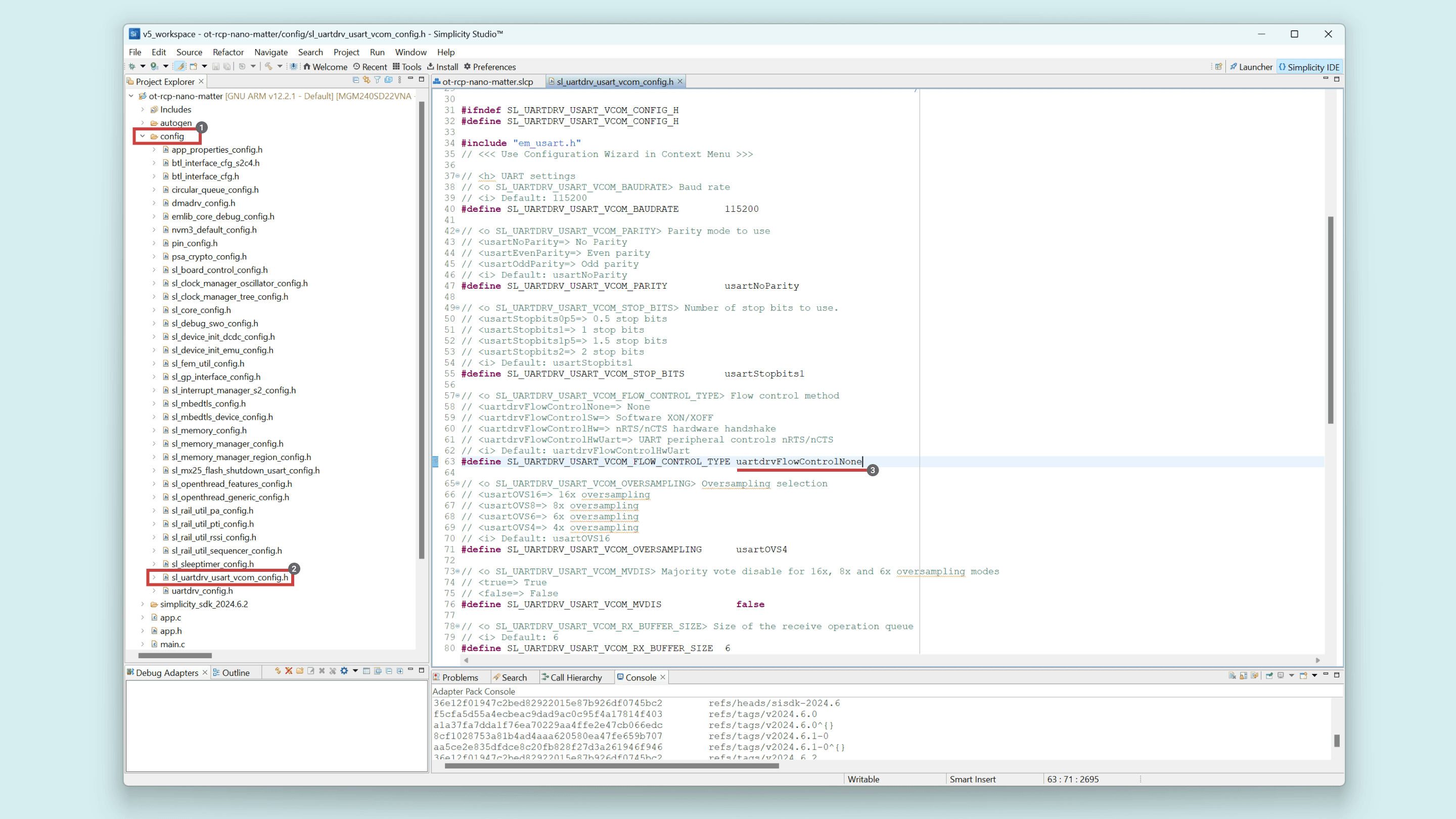 Flow Control Disabled