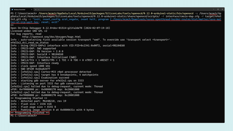 Binary flash process