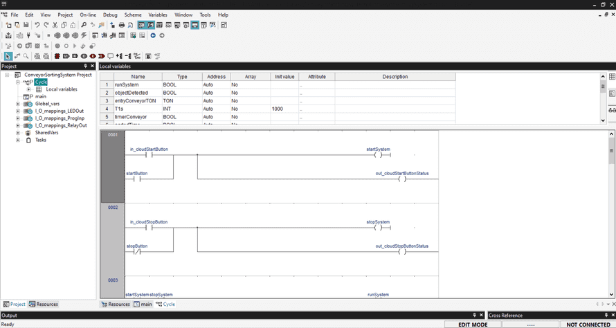 Arduino PLC IDE: Ladder Diagram