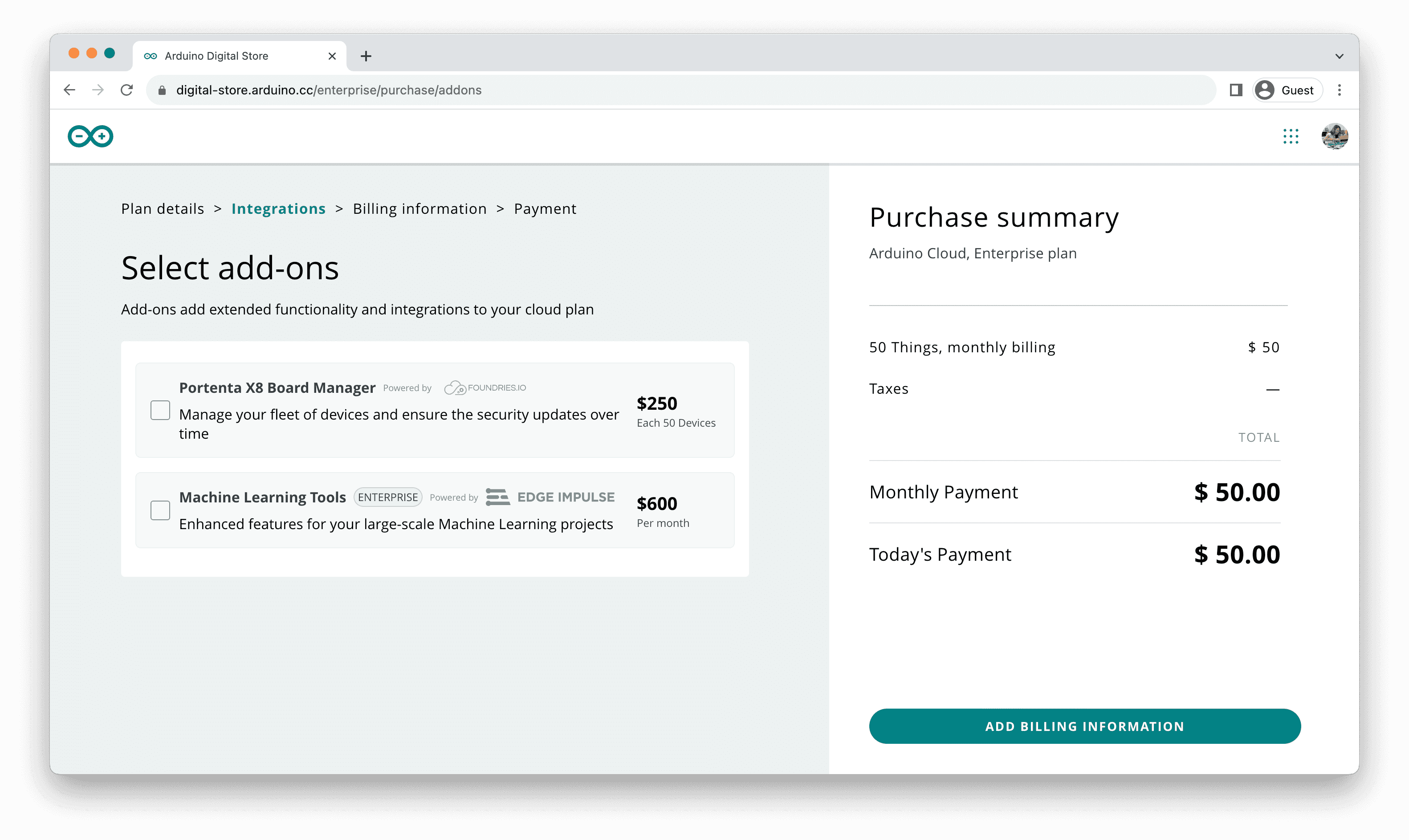 Redeem Arduino® Cloud for Business Voucher with X8 Manager | Arduino ...