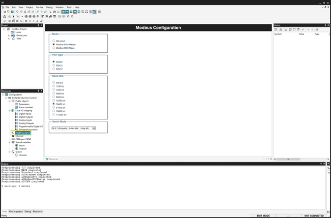 Modbus catalog