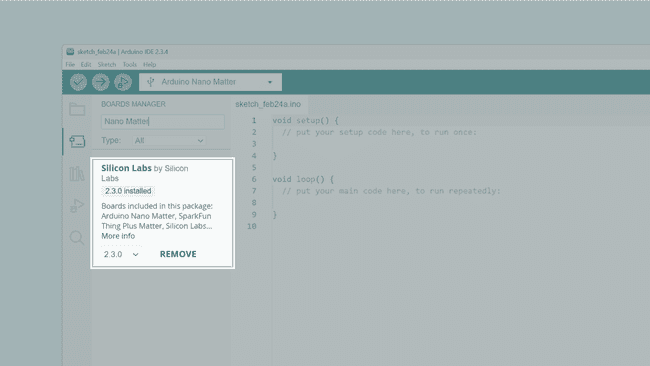 Installing the Silicon Labs core in the Arduino IDE