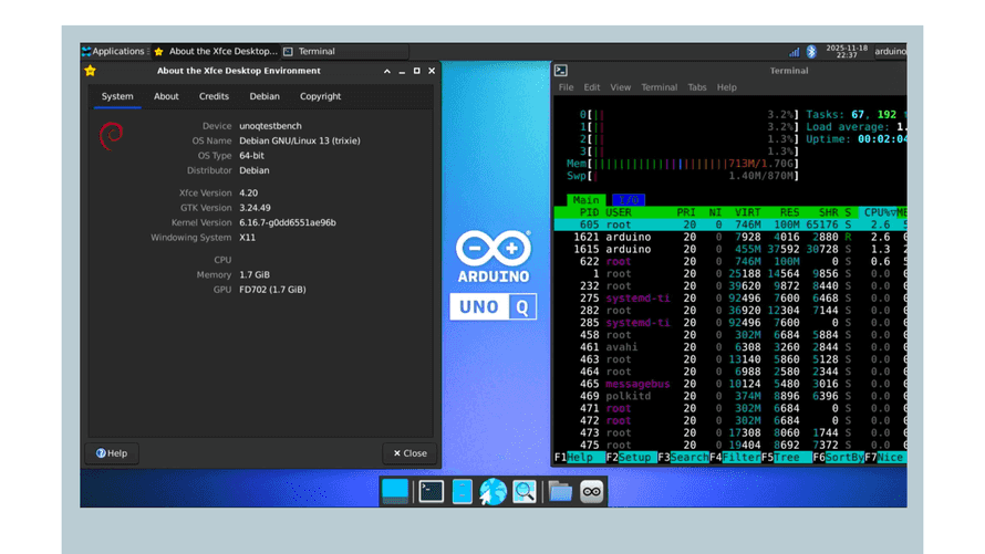 Arduino UNO Q Debian System
