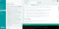 Open the serial monitor to see the output of the program.