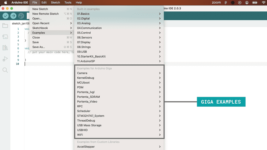 Getting Started With Giga R1 Wifi Arduino Documentation