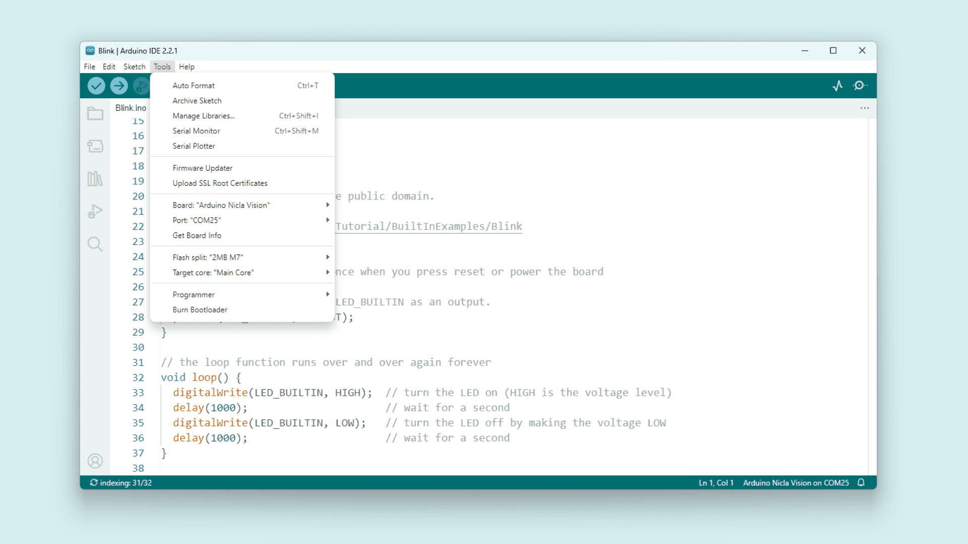 Getting Started with Nicla Vision | Arduino Documentation