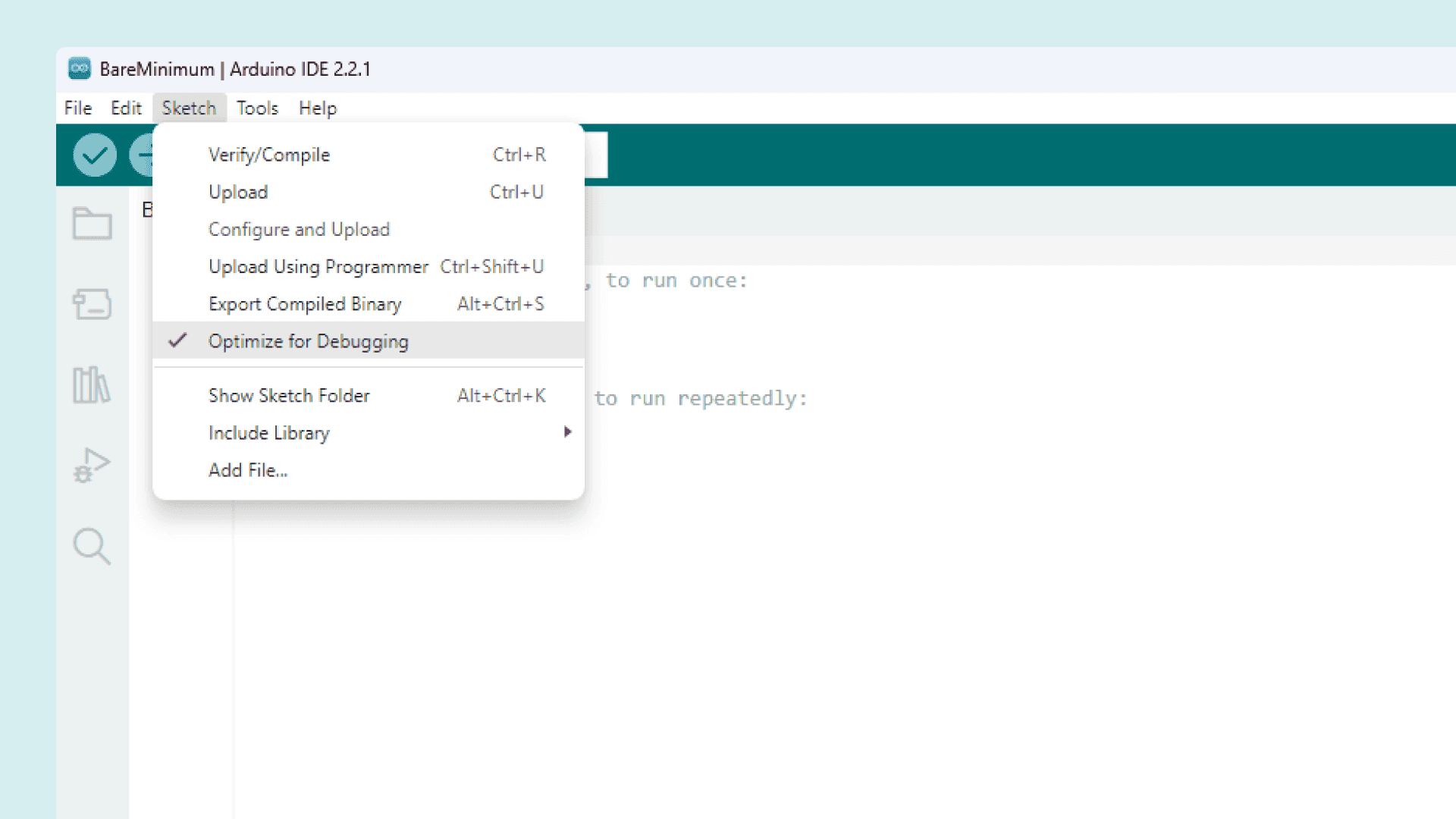 Optimize For Debugging