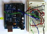 TX wires Green, RX wires Blue, +5v wires are red, GND wires are black