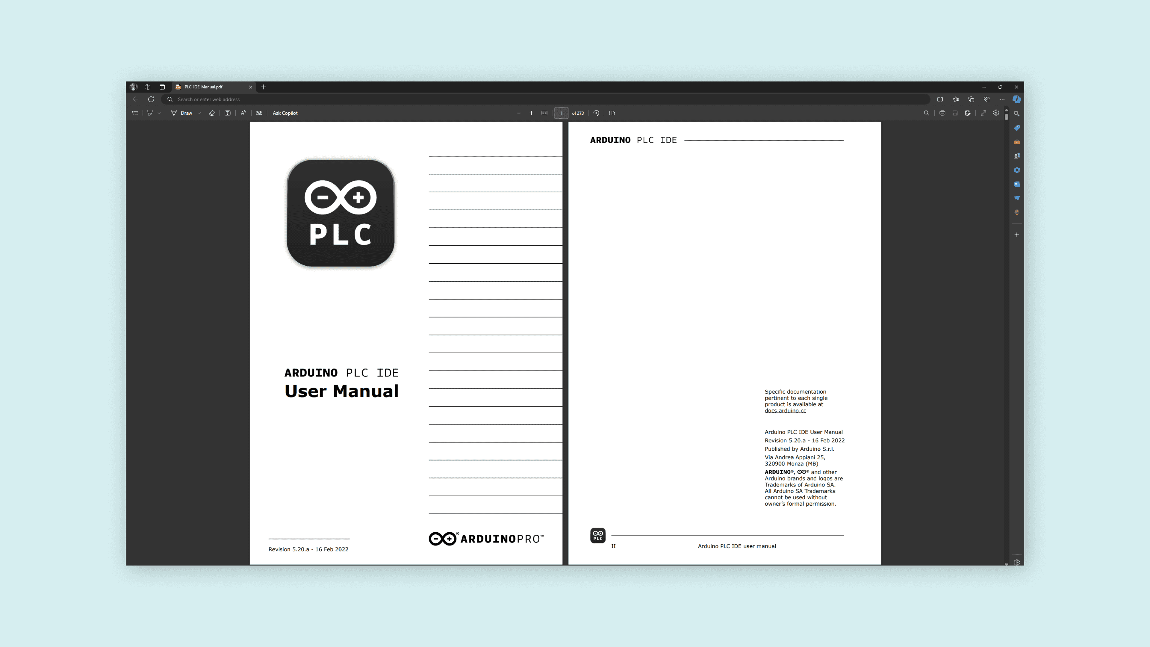 Generated User Manual From The Help Menu