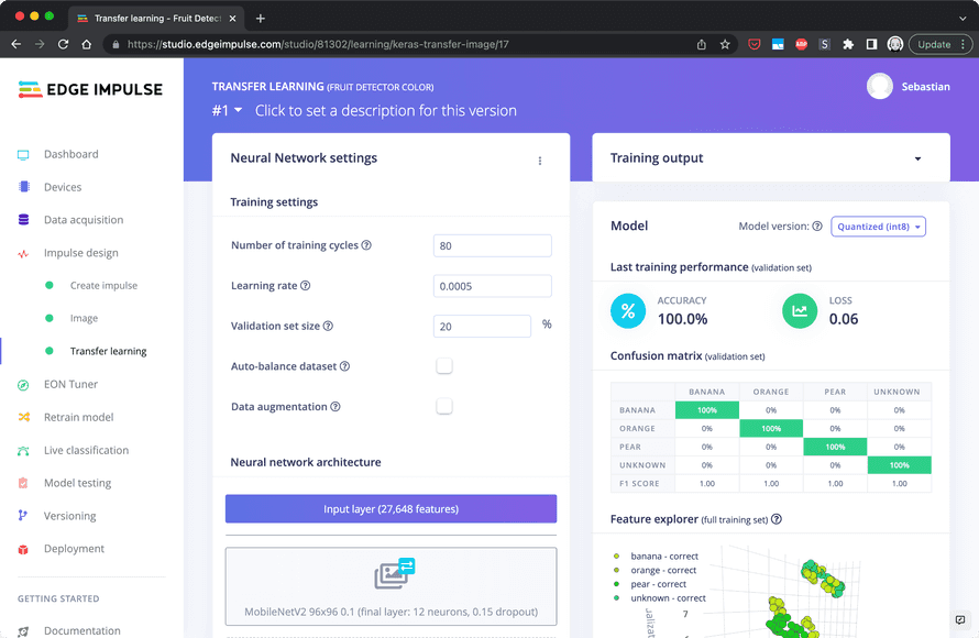 Image Classification with Edge Impulse® | Arduino Documentation
