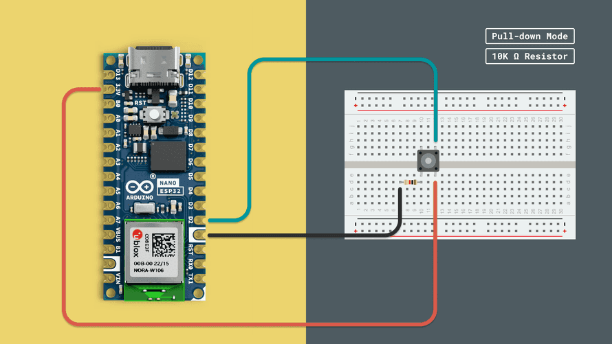 Pull-down mode circuit.