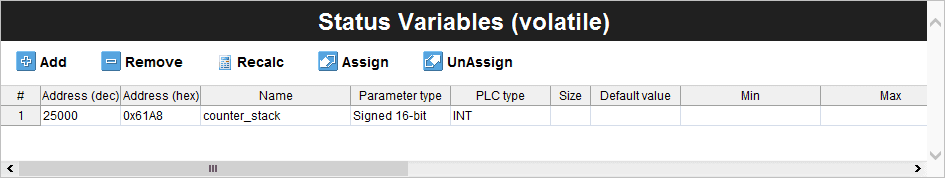 Arduino PLC IDE - Portenta Machine Control Server Status Variable