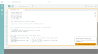 Collaborative Coding - Code editor orange frame highlight