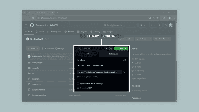 Library repository on GitHub