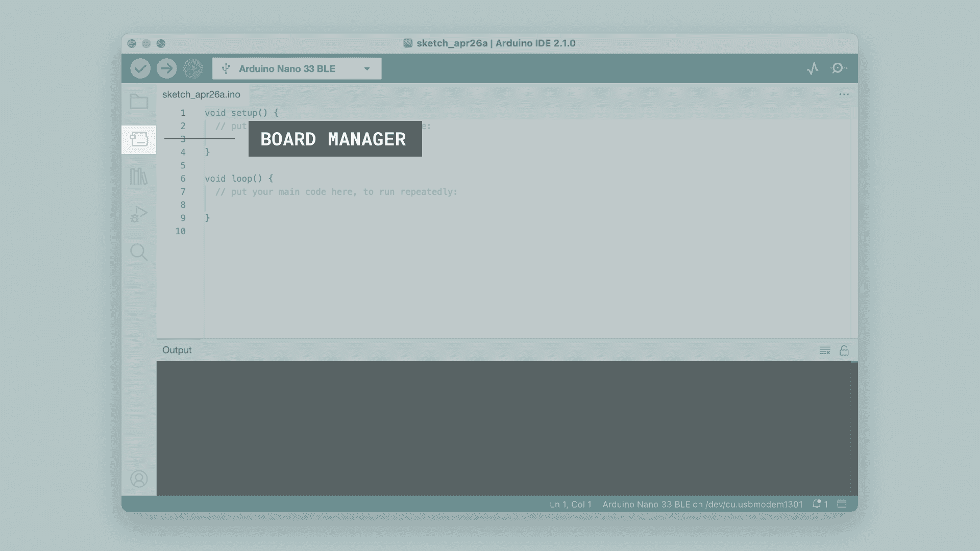 The board manager.