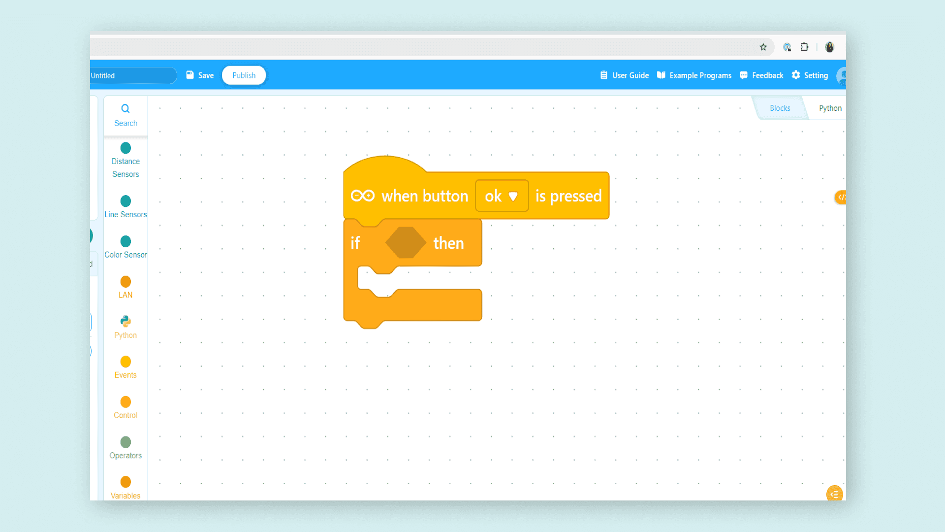 Nesting parameters inside a block