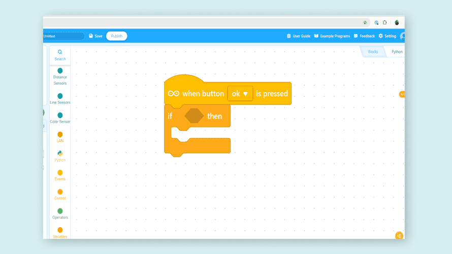 Nesting parameters inside a block