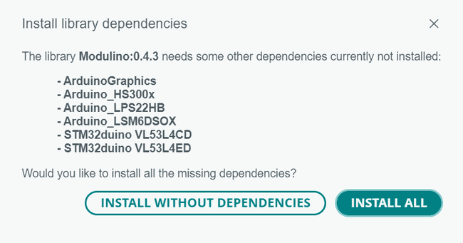 Add Dependencies Prompt